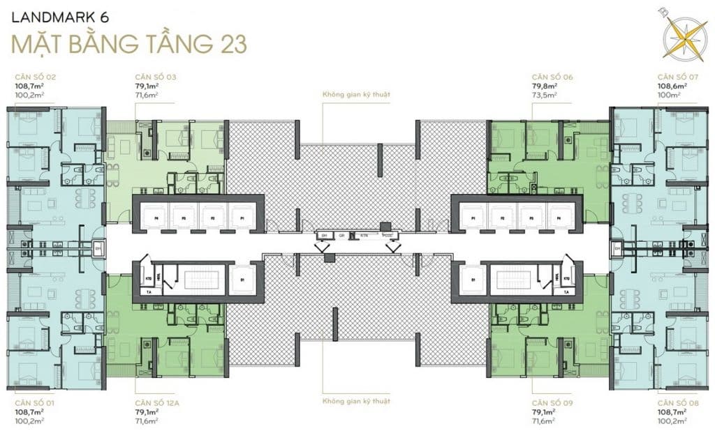 Tìm hiểu căn hộ thông minh Landmark 6 - Vinhomes Central Park